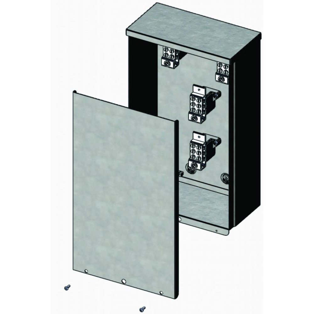 Ace Manufacturing Metals SPLITTER BOX STEEL NEMA 3R 200A THREE PHASE 4 LUGS | EWEL